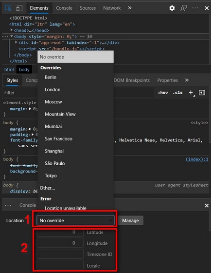 How to Fake Location in Chrome, Firefox and Edge [Guide] | Beebom