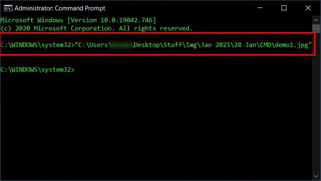 How to Open Files Using Command Prompt in Windows 10 | Beebom
