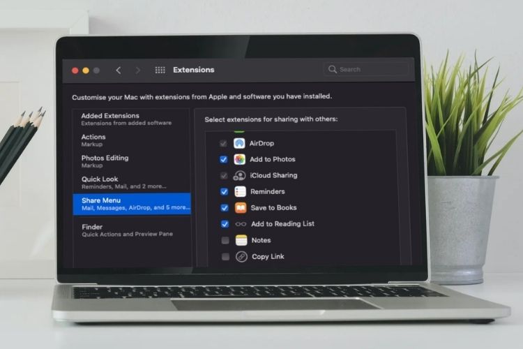 How to Customize Share Menu Extensions on Mac | Beebom