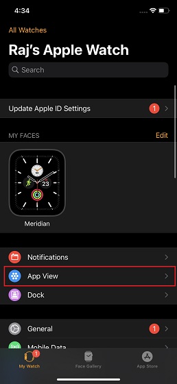 How to Customize Apple Watch App View | Beebom