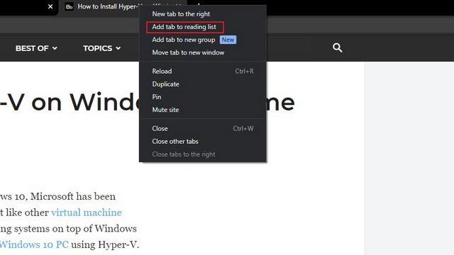 How to Use Read Later Feature in Google Chrome | Beebom
