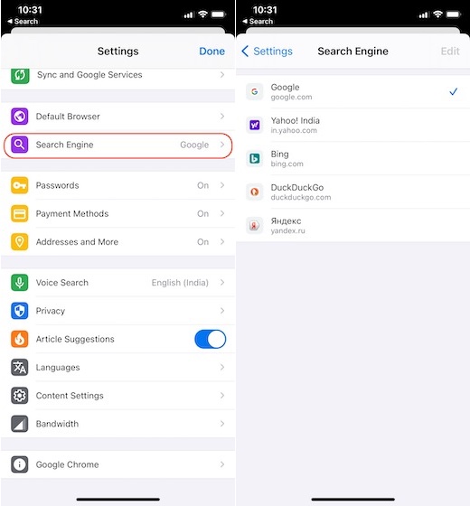 How to Change Default Search Engine in Google Chrome | Beebom