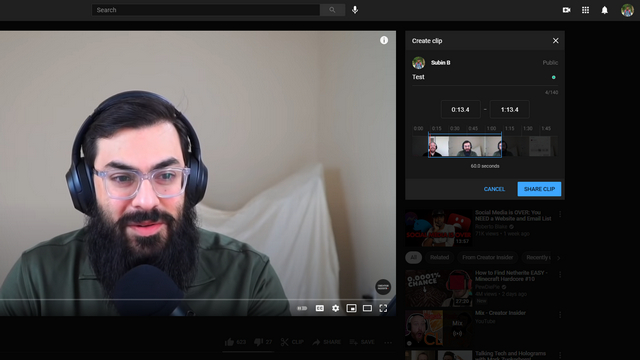 How to Use Clips on YouTube to Create Short Video Clips | Beebom
