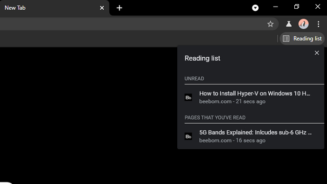 How to Use Read Later Feature in Google Chrome | Beebom