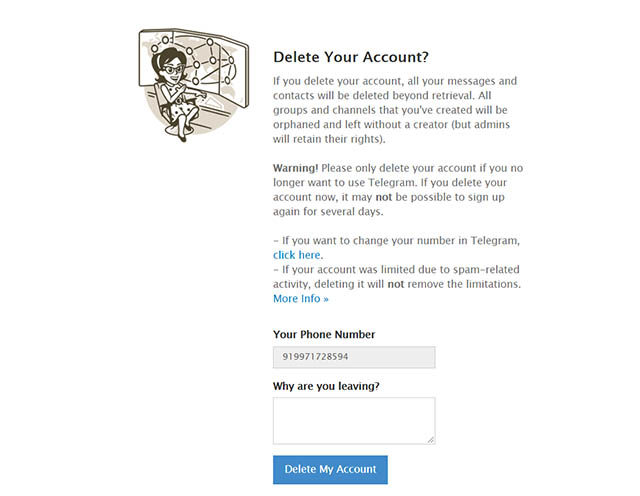 How to Delete Telegram Account Permanently [Guide] | Beebom