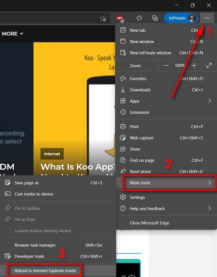 How to Enable IE Mode in Microsoft Edge Chromium | Beebom