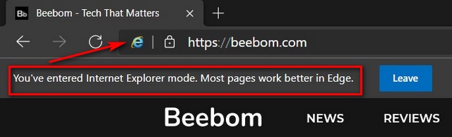 How to Enable IE Mode in Microsoft Edge Chromium | Beebom