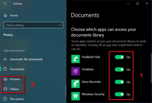 How To Disable File System Access For Apps In Windows 10 Beebom