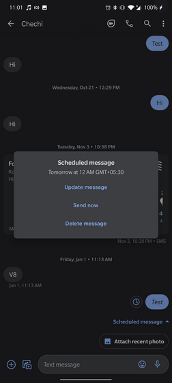 How to Schedule Text Messages on Android in 2022 | Beebom