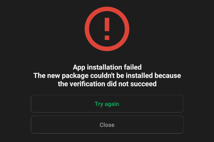 How to Fix Verification Failure Error on Android 11 | Beebom