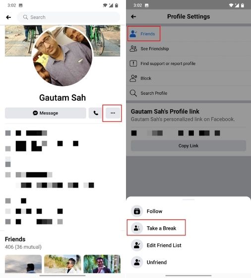 How to Take a Break From Someone on Facebook | Beebom