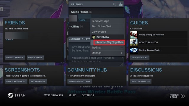 How to Use Steam Remote Play Together for Local Multiplayer Games | Beebom
