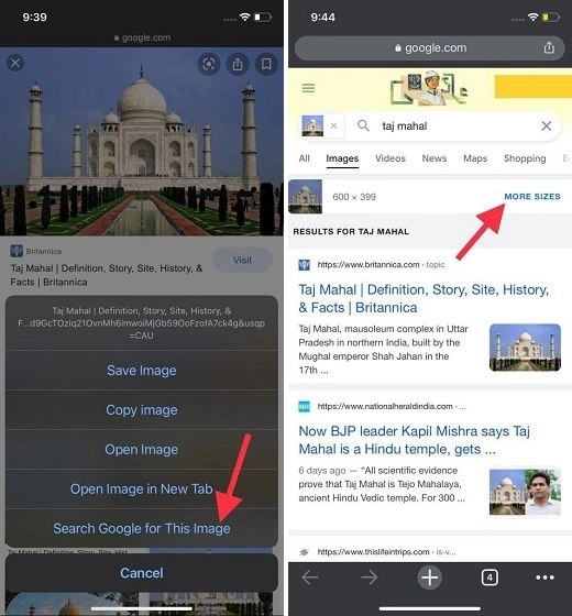 How to Reverse Image Search on an iPhone in 2021 (Guide) | Beebom