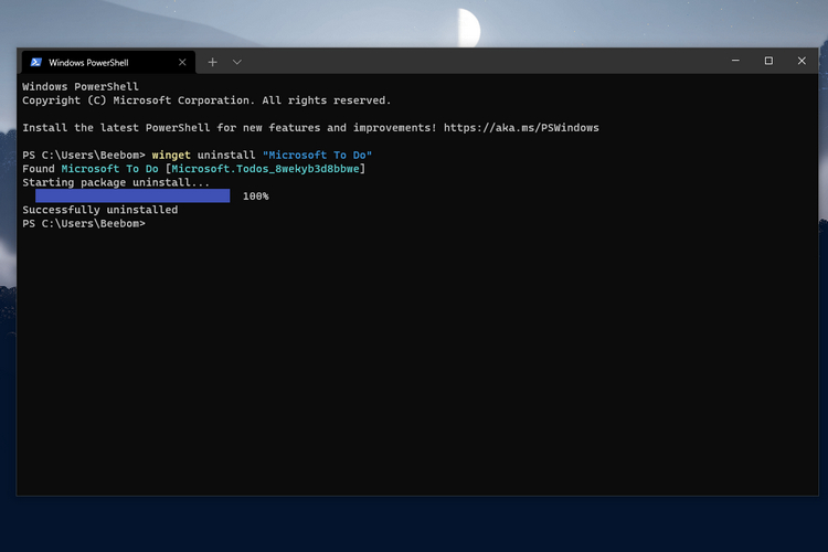 How to Uninstall Apps Using Windows Package Manager | Beebom