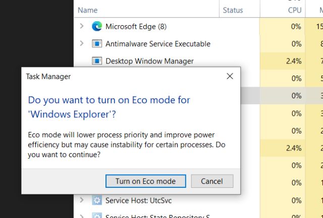 How to Enable Eco Mode for Apps on Windows 10 | Beebom