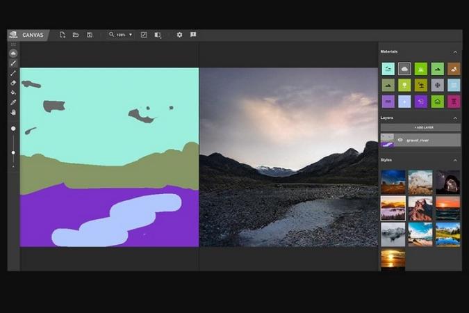 Nvidia's New AI App Turns Your Sketches Into Mesmerizing Landscape ...