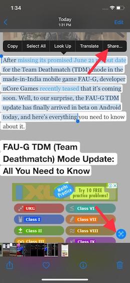 What Is Live Text in iOS 15 and How to Use It [Guide] | Beebom