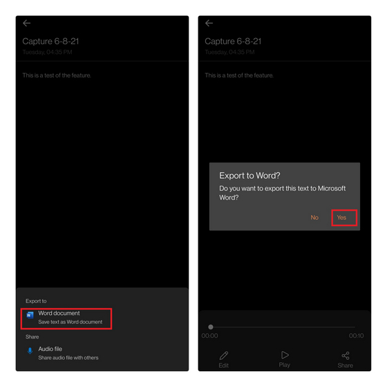 How to Record and Transcribe Voice Notes in Microsoft Office Mobile ...