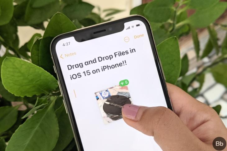 How To Drag And Drop Files Between Apps In Ios 15 Guide Beebom