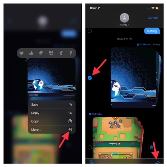How to Use Photo Collections in Messages on iPhone and iPad | Beebom