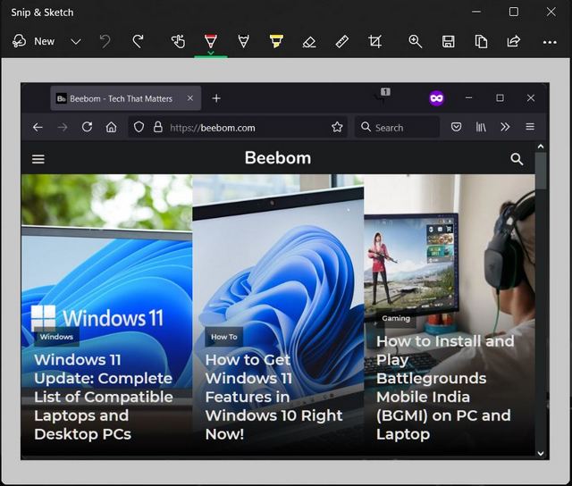 How to Take Screenshots on Windows 11 [8 Methods Explained] | Beebom