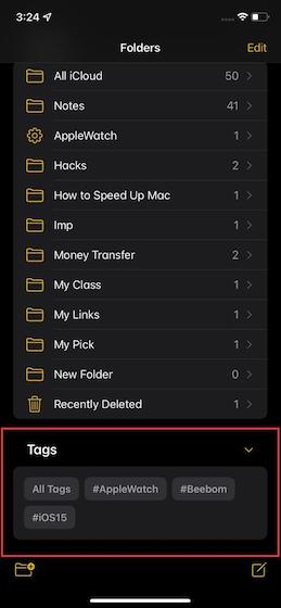 How to Organize Notes with Tags on iPhone and iPad | Beebom