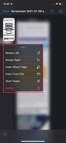 How to Edit PDF on iPhone using the Files App | Beebom