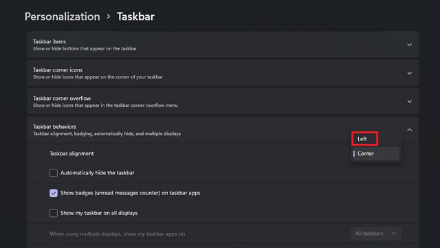 How to Customize the Taskbar in Windows 11 [Guide] | Beebom