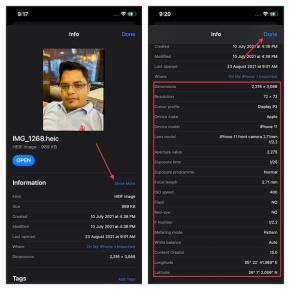 How to View Metadata of Photos on iPhone and iPad | Beebom
