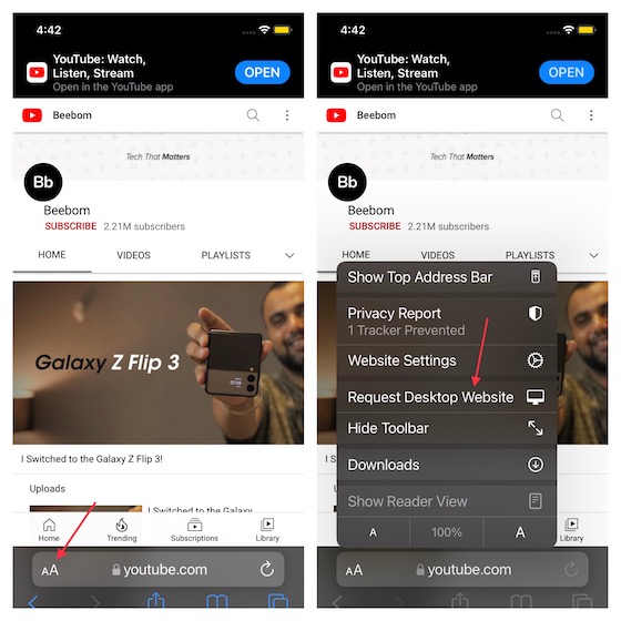How to Use YouTube Picture-in-Picture (PiP) on iPhone in 2021 | Beebom