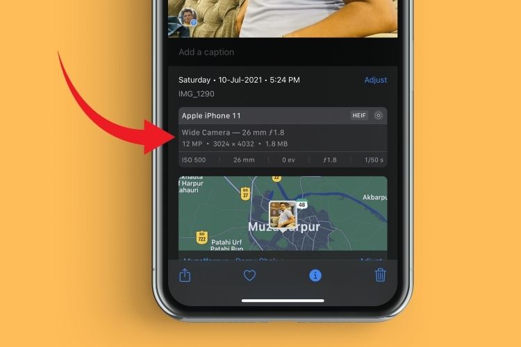 How to View Metadata of Photos on iPhone and iPad | Beebom