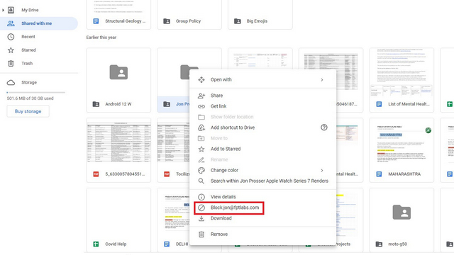 How to Block or Unblock People on Google Drive (2021) | Beebom