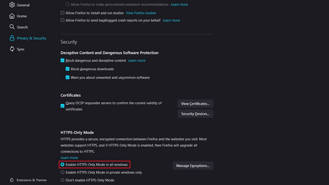 How to Enable HTTPS-Only Mode in Chrome, Firefox, Edge, and Safari | Beebom