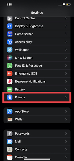 How to Manage Privacy on Per-App Basis on iPhone (2022) | Beebom