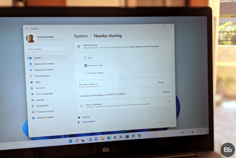 What Is Nearby Sharing and How to Enable It on Windows 11? | Beebom