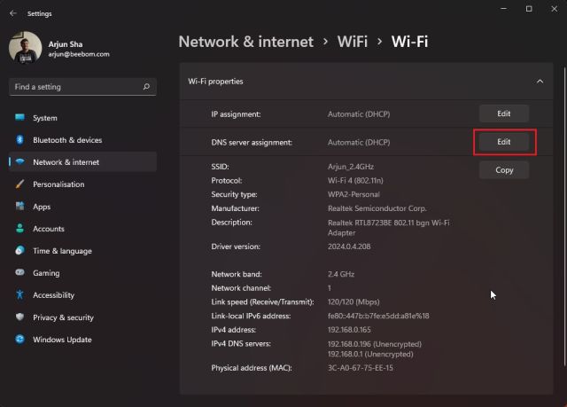 How to Turn On DNS over HTTPS on Windows 11 [Guide] | Beebom