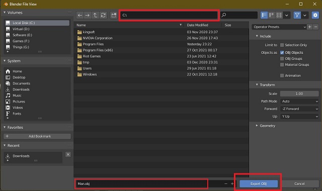 How to Export 3D Models from Blender and Forger to Procreate | Beebom