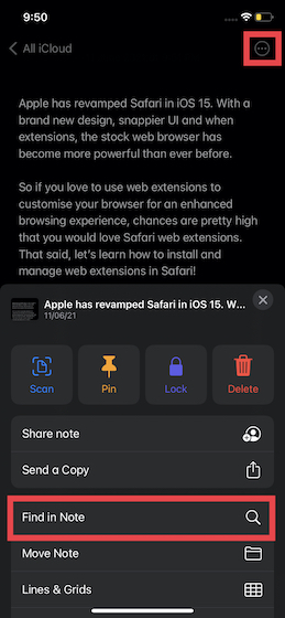 How to Do a Control-F Search on iPhone [9 Ways Explained] | Beebom