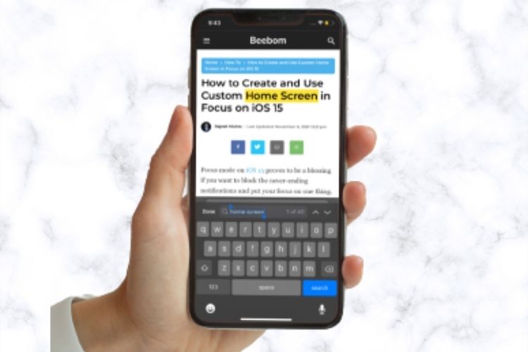 How to Do a Control-F Search on iPhone [9 Ways Explained] | Beebom