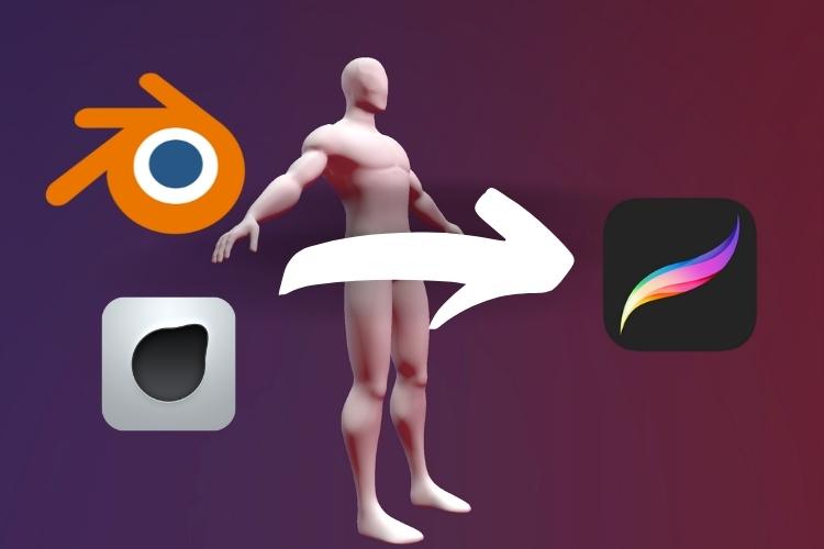How To Export 3D Models From Blender And Forger To Procreate Beebom How To Export 3D Models From Blender And Forger To Procreate Beebom