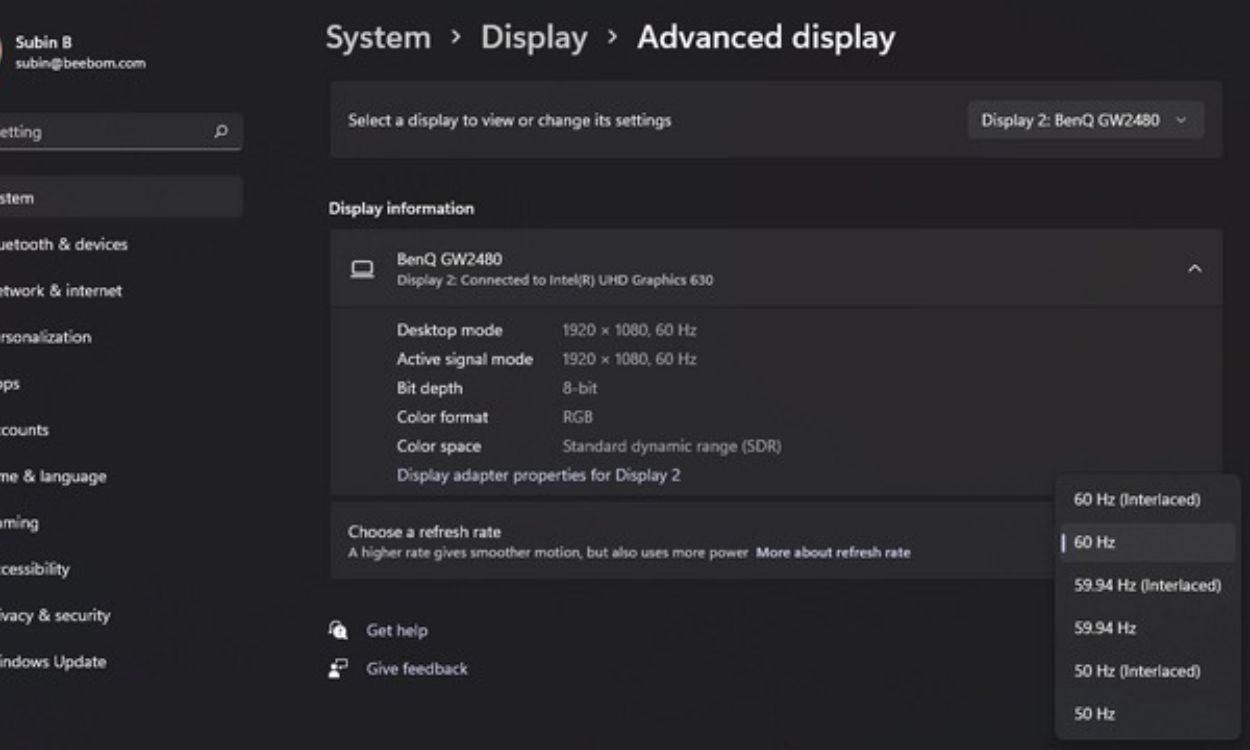 How to Fix Screen Flickering in Windows 11 in 2021 [7 Methods] | Beebom