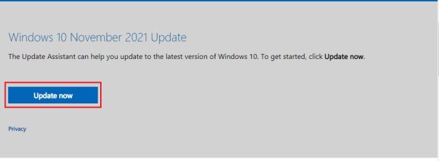 How to Install Windows 10 November 2021 Update Right Now | Beebom