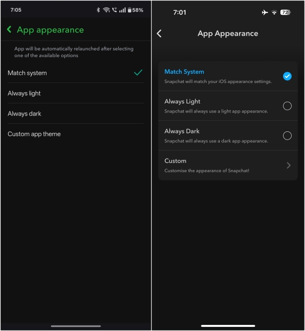 How to Enable Dark Mode on Snapchat | Beebom