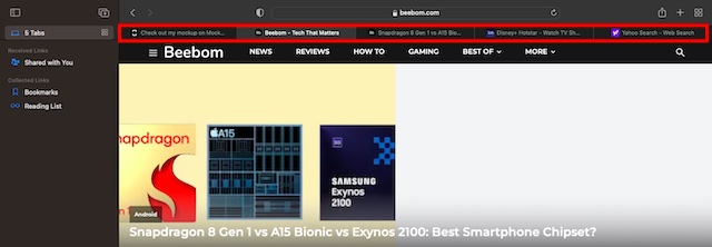What is Safari Landscape Tab Bar and How to Use It on iPhone? | Beebom