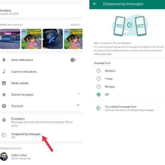 WhatsApp Now Allows You to Set Messages to Delete by Default | Beebom