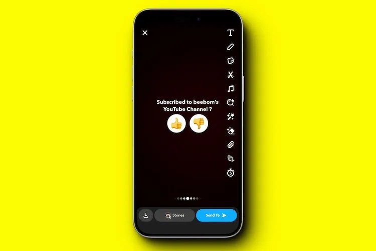 How to Create Polls on Snapchat (2024 Guide) | Beebom