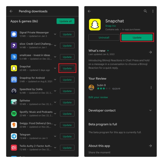 Snapchat Not Working? Here Are 8 Easy Fixes! | Beebom