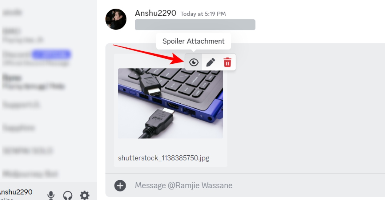 How to Mark Text or Image as Spoiler on Discord | Beebom