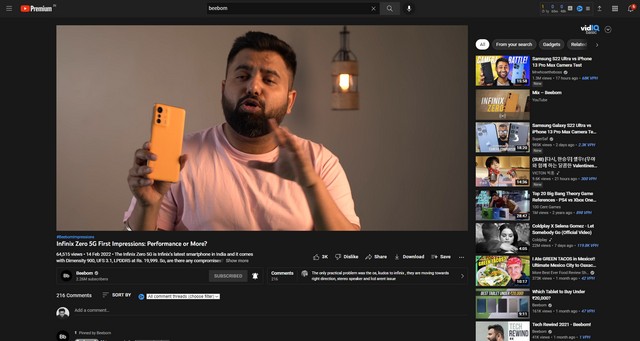 YouTube Tests the Ability to Read Comments While Watching Videos on ...
