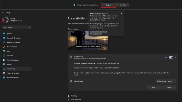 How to Enable and Use Live Captions on Windows 11 [Guide] | Beebom